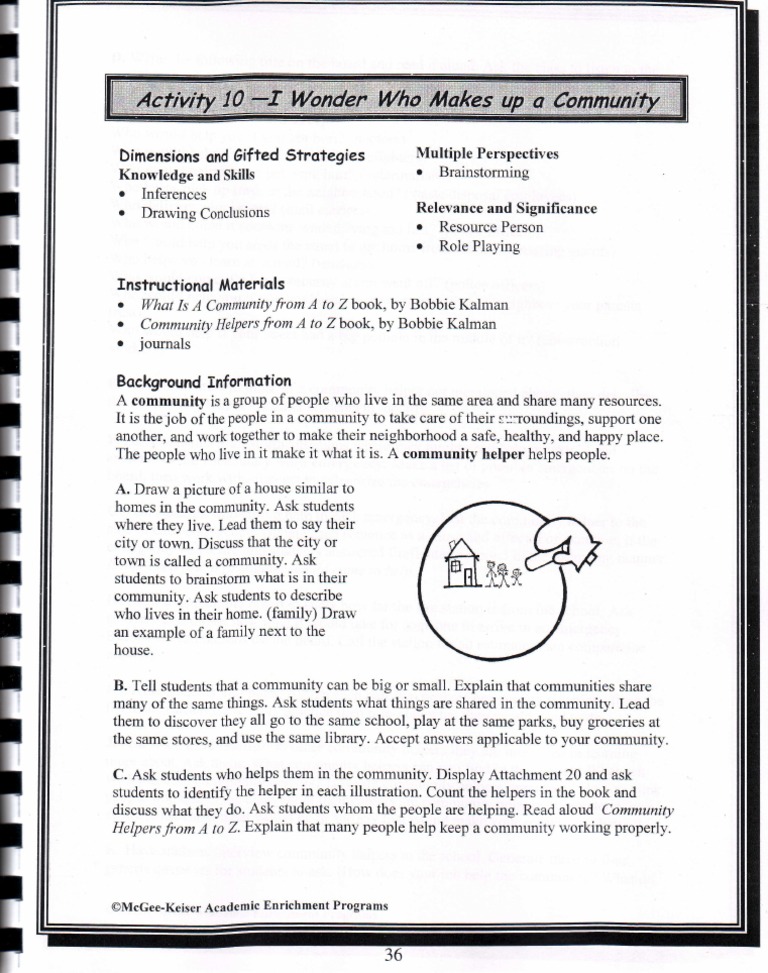 Community Helpers and Their Roles | PDF