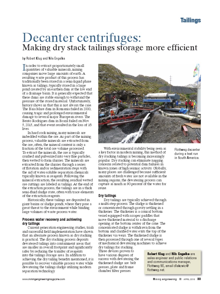 Decanter Centrifuges | Download Free PDF | Filtration | Industrial ...