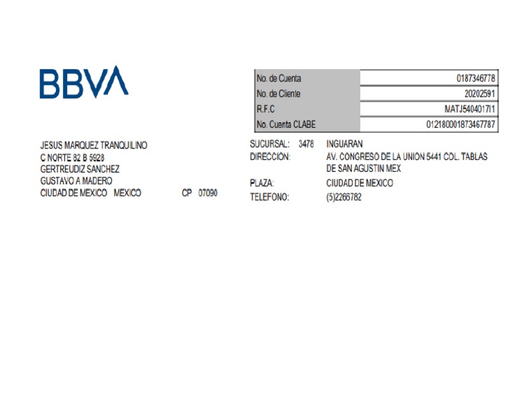 Datos Bancarios | PDF