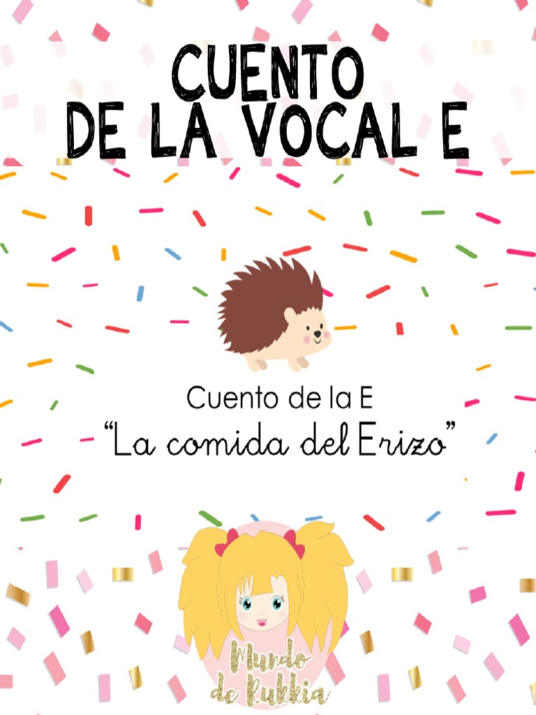 Cuento de La Vocal E Recopilado Por Mundo de Rukkia | PDF