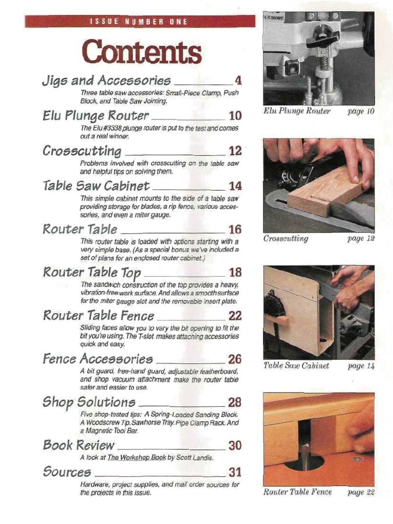 ShopNotes 0 Index 1-99 | PDF | Tools | Woodworking