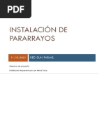 Manual de Instalación de Pararrayos | PDF | Conductor electrico | Equipo