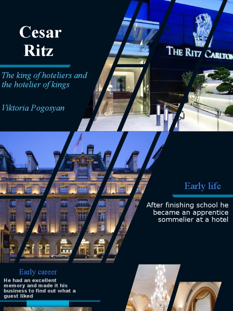 Cesar Ritz: Pioneer of Luxury Hotels | PDF