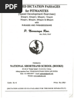 Part-II Pitman English Shorthand Paper Sample | PDF | Shorthand | Writing
