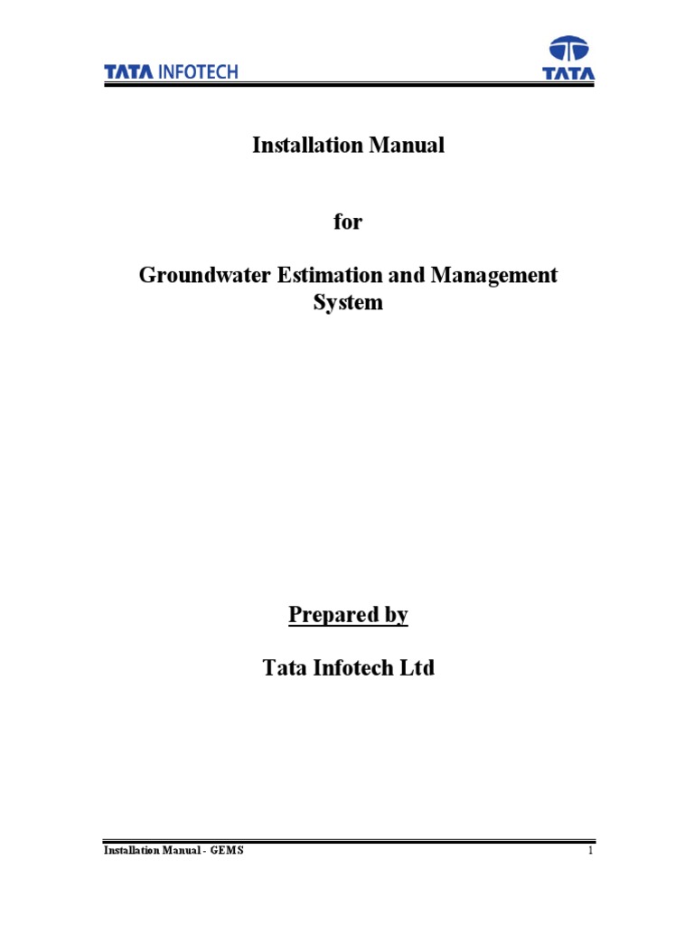 Installation Manual | PDF | Installation (Computer Programs) | Databases