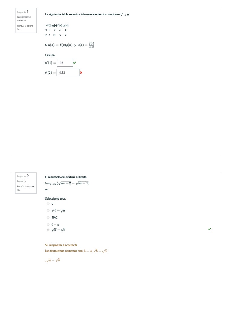 Primer Parcial MB2B - Revisión Del Intento | PDF | Matemáticas | Topología