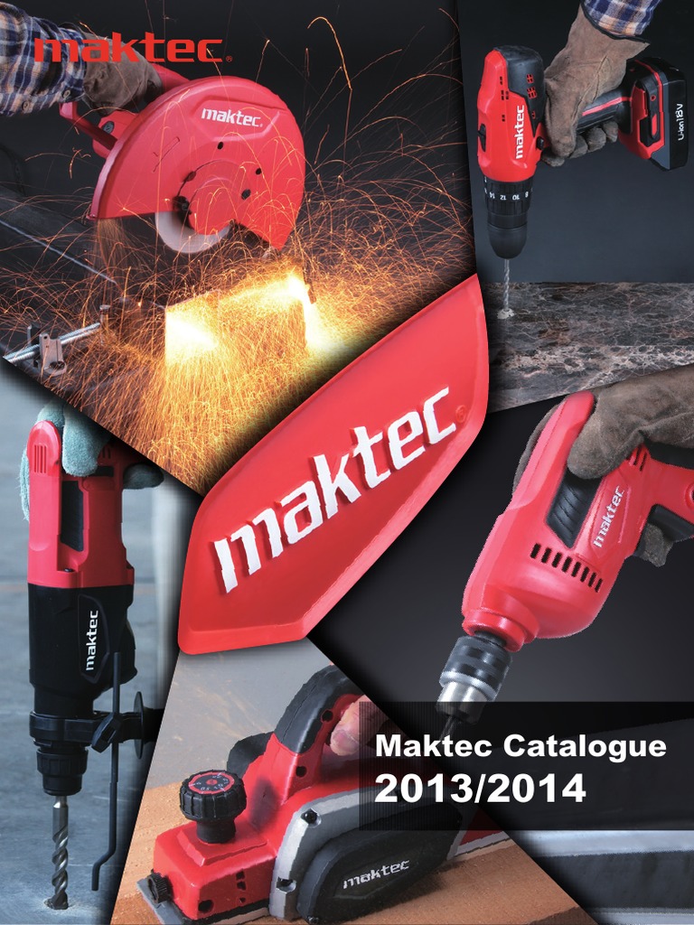 MAKTEC 2013 Catelogue Eng Ver01 | PDF | Drill | Battery Charger