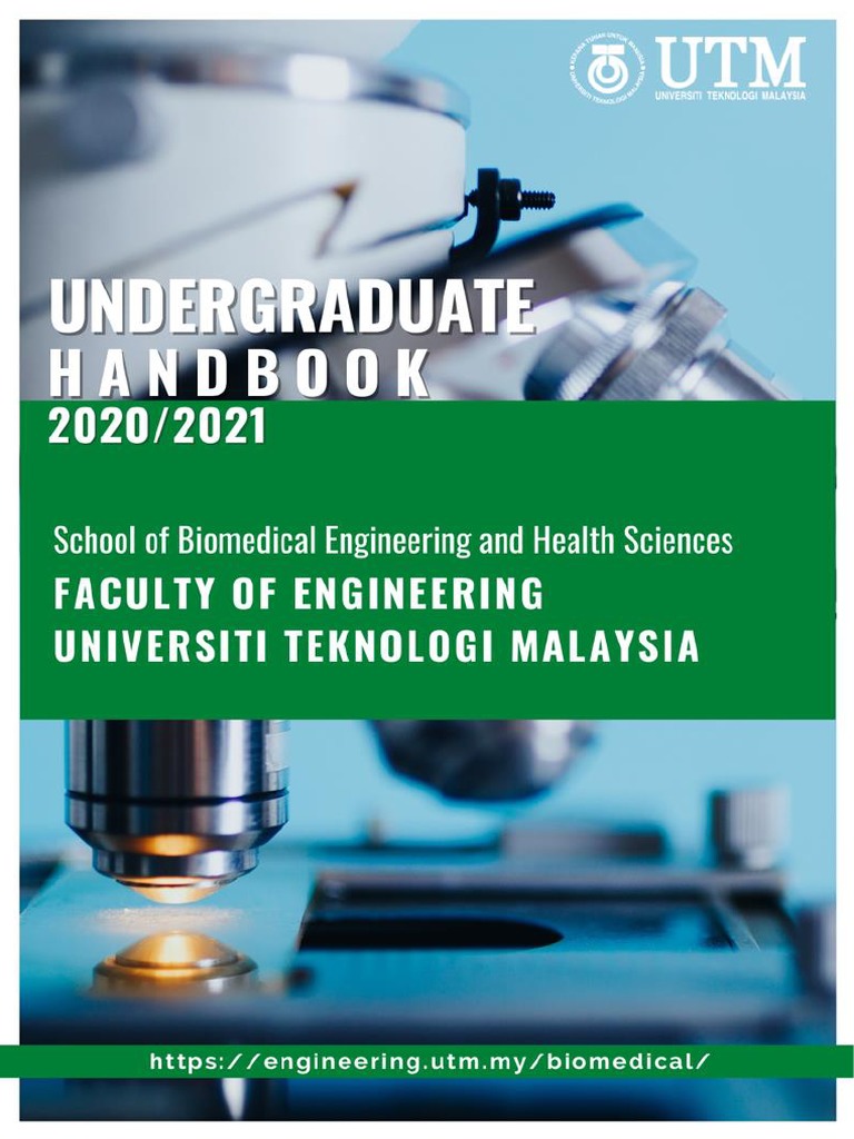 School of Biomedical: Undergraduate Handbook (Curriculum and Syllabus ...