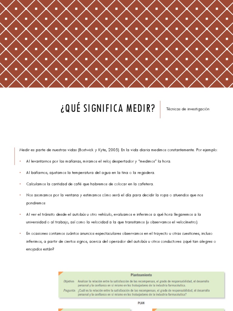 Qué Significa Medir | PDF | Validez (Estadísticas) | Medición