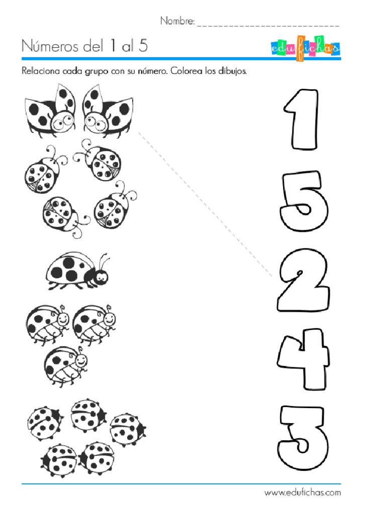 Ejercicios para La Identificacion de Numeros | PDF