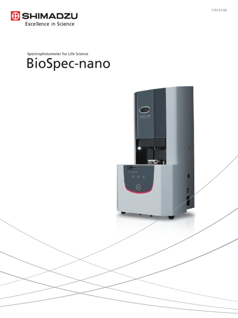 BioSpec Nano Brochure C101 E112D | PDF | Spectrophotometry | Computing