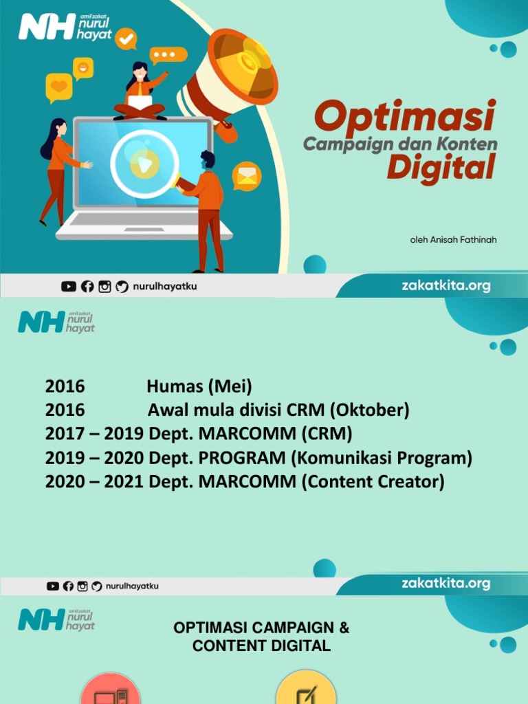 Optimalisasi Campaign & Konten Digital | PDF
