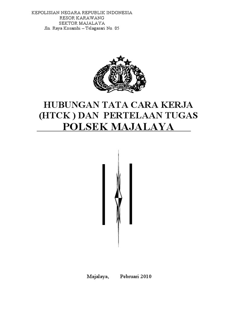 HTCK & Pertelaan Tugas | PDF