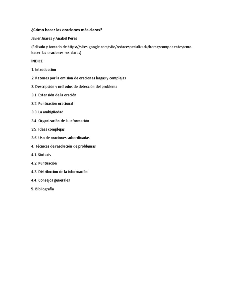 Escribir Oraciones Complejas | PDF | Oración (Lingüística) | Puntuación