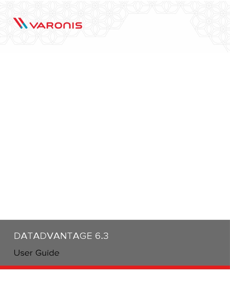DatAdvantage 6.3 User Guide | PDF | Computer File | Directory (Computing)