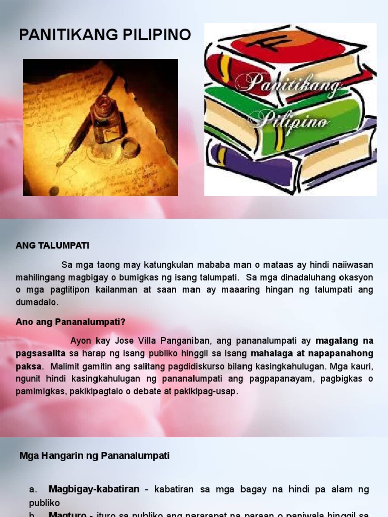 Panitikang Filipino 3 1 | PDF