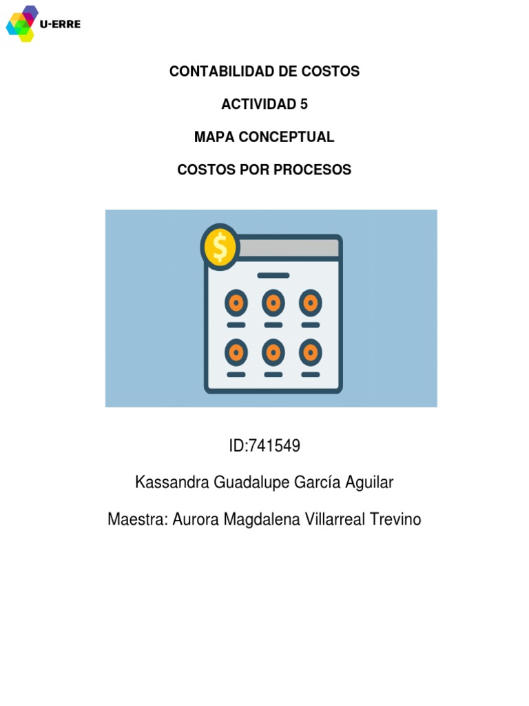 Costos Por Procesos | PDF | Costo | Contabilidad