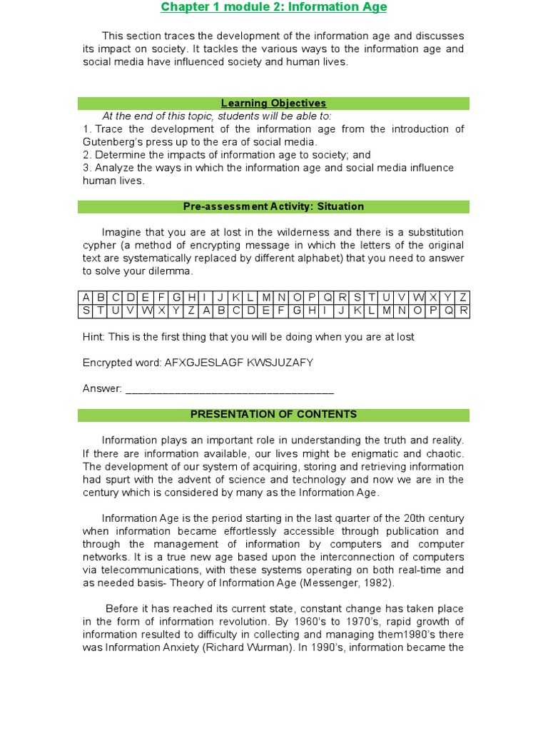Chapter 1 Module 2 | PDF | Printing Press | Printing