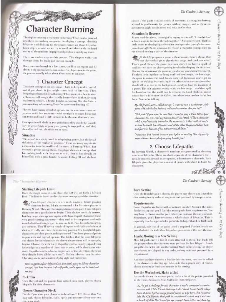 Character Burning | PDF