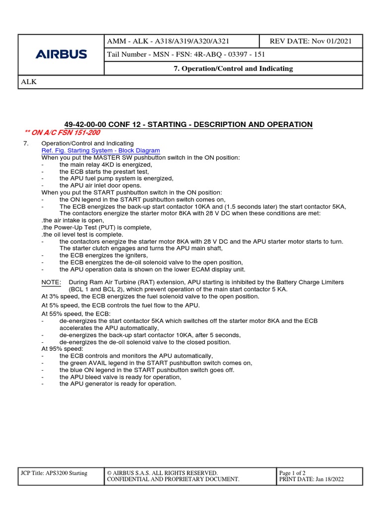 APS3200 Starting | PDF | Rotating Machines | Manufactured Goods