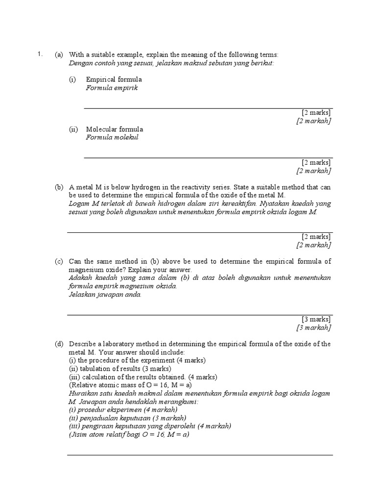 Topik 3.3 Section C Kertas 2 | PDF