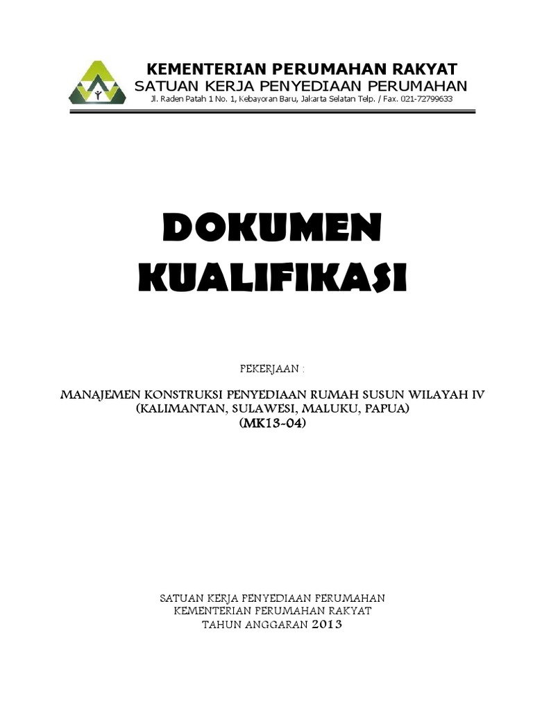 Dokumen Kualifikasi Pdf