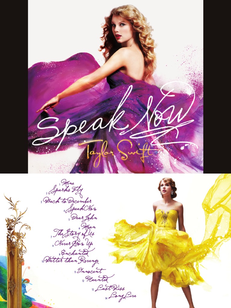 Speak Now - Digital Booklet | PDF