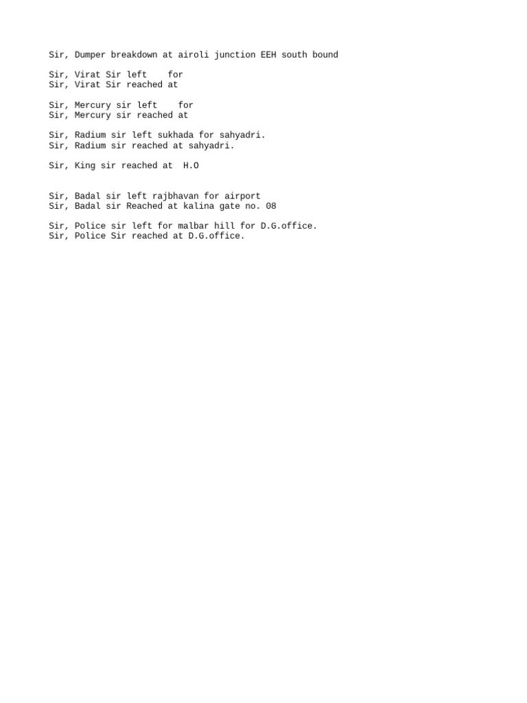 Vip Movement MSG | PDF