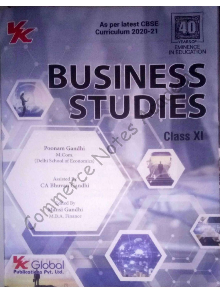 Business Studies Poonam Gandhi Class Xi Pdf Pdf