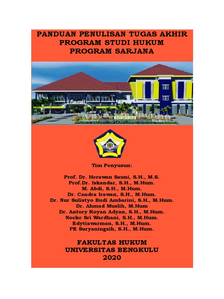 Cover Panduan Penulisan Tugas Akhir | PDF | Seni