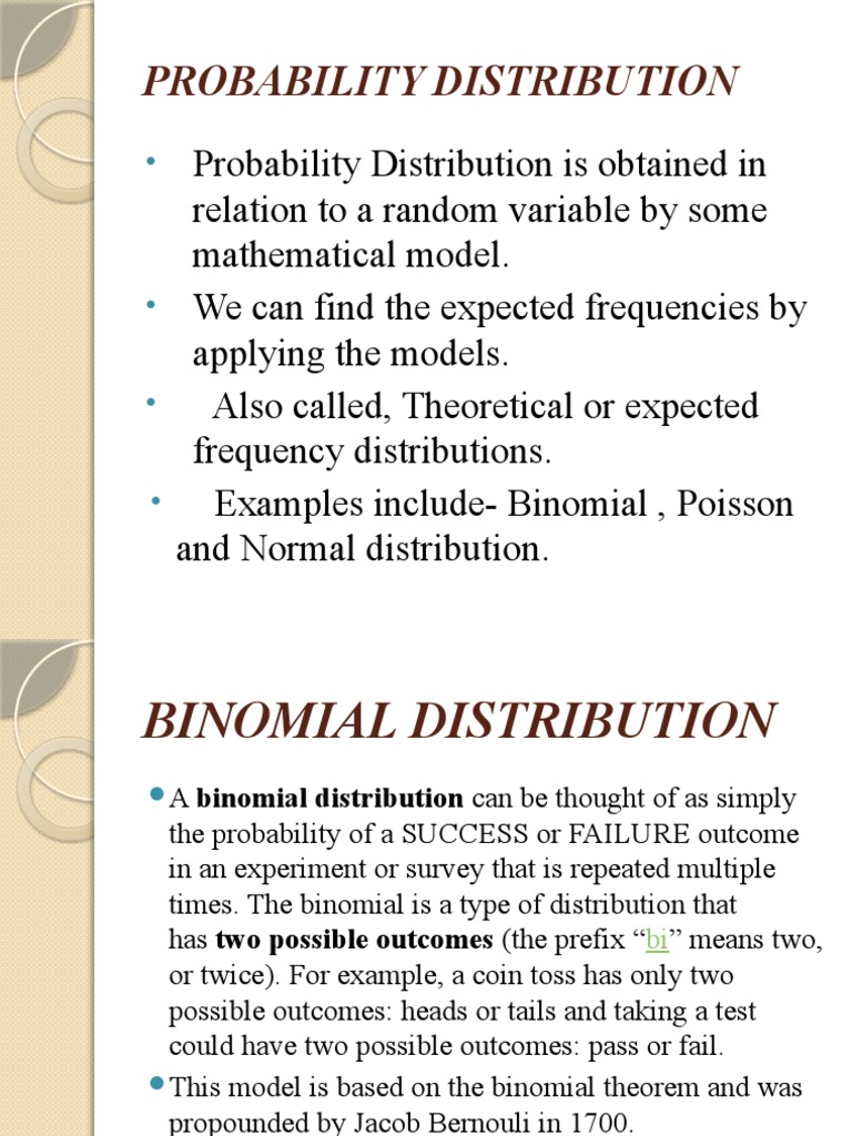 Probability Distribution | PDF | Normal Distribution | Probability ...