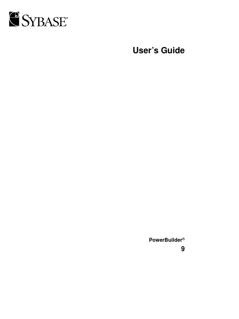 4 PowerBuilder User's Guide | PDF | Databases | Menu (Computing)