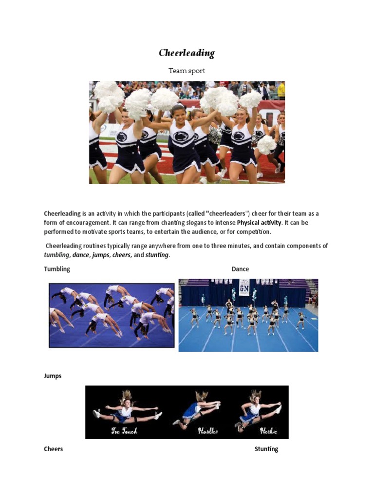 Cheerleading: Team Sport | PDF | Cheerleading | Sports