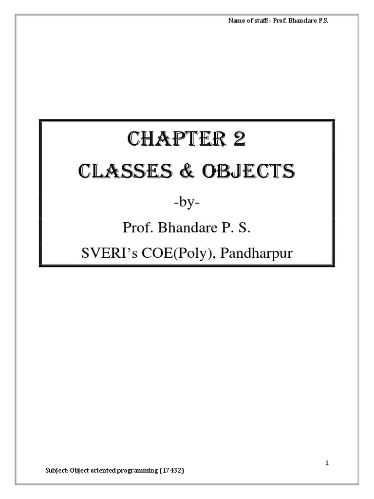 Chapter 2 Pdf Class Computer Programming Parameter Computer Programming