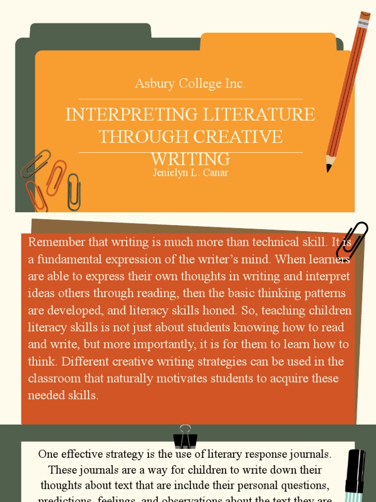 Developing Literacy Skills Through Creative Writing Strategies ...