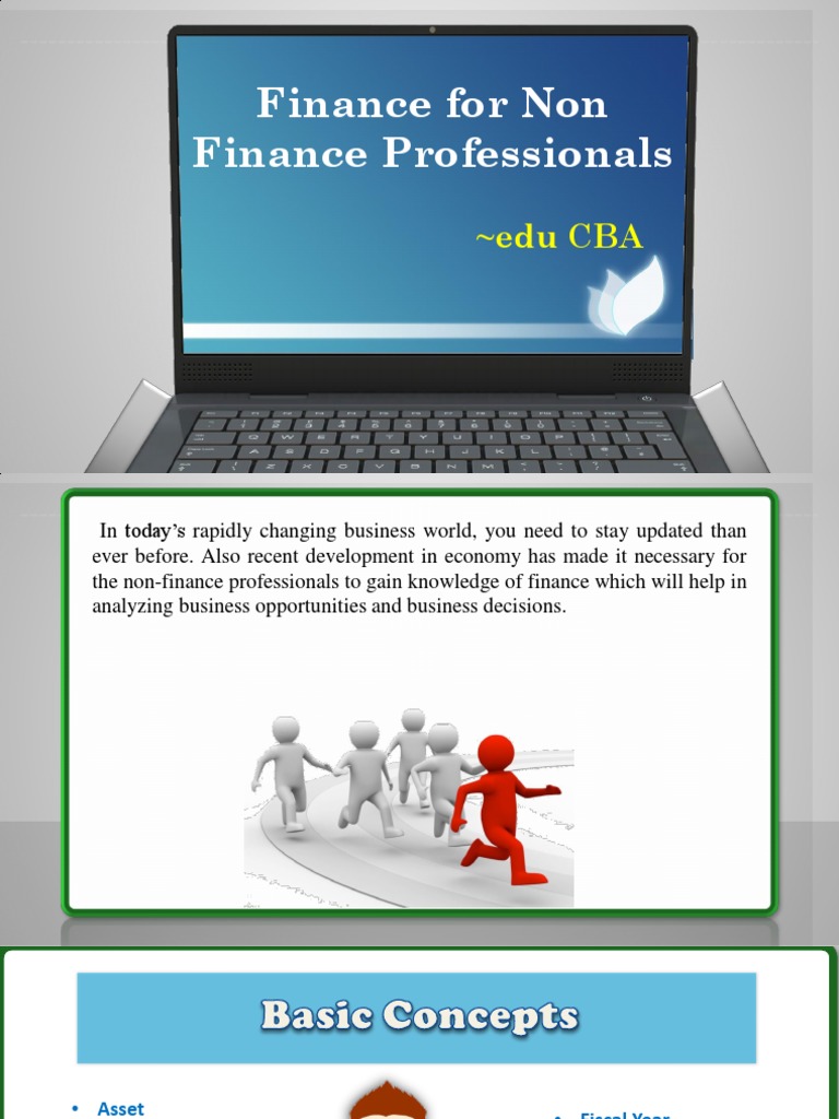 Finance For Non Finance Professionals | PDF | Book Value | Financial ...