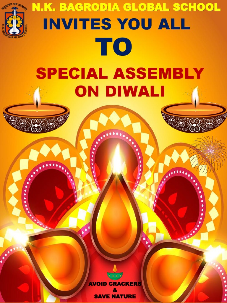 E-Invitation Diwali Special Assembly | PDF