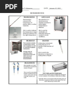 Diagnostic Lab Equipment List | PDF