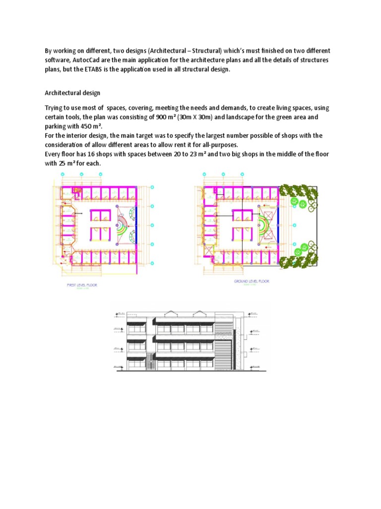 Comparing Architectural and Structural Designs of a Multi-Story ...