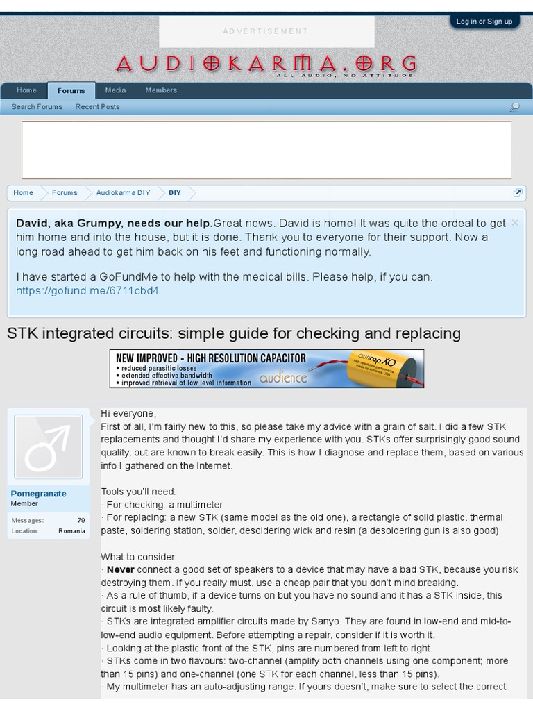 STK Integrated Circuits - Simple Guide For Checking and Replacing | PDF ...