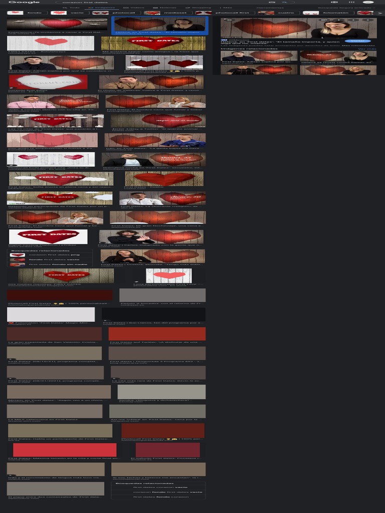 Corazon First Dates - Búsqueda de Google | PDF