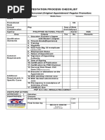 CSC Appointment Processing Checklist | PDF