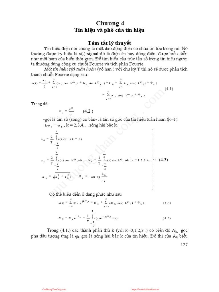 Ly Thuyet Mach Ly Thuyet Mach Co Loi Giai C 4.1 Tin Hieu Va Pho ...