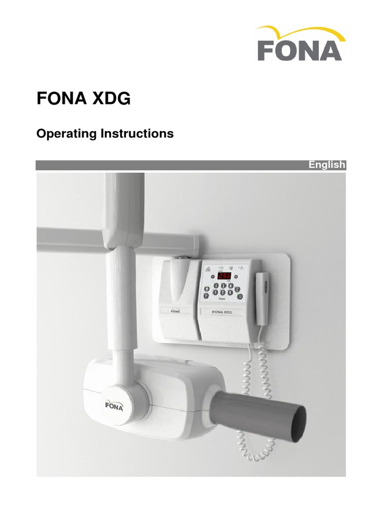 FONA XDG Operating Instructions | PDF | Electromagnetic Interference ...