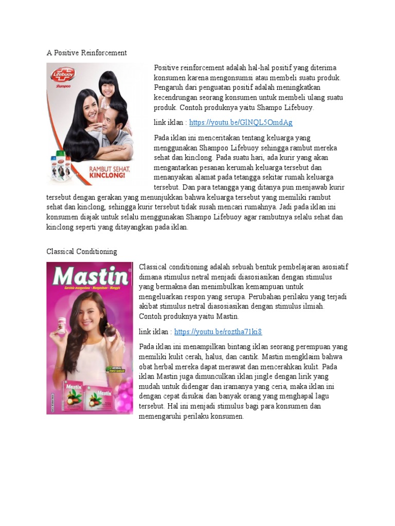 A Positive Reinforcement Dan Classical Conditioning Pdf