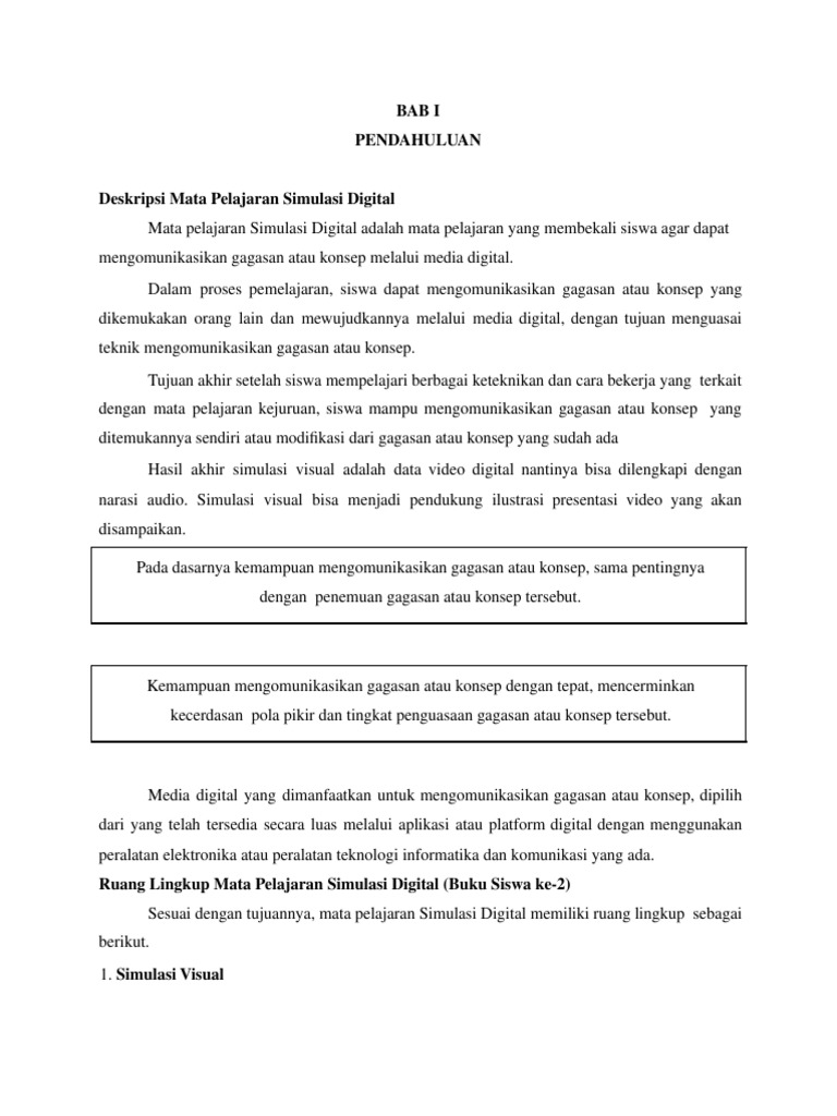 Simulasi Visual | PDF