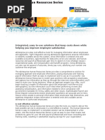 HRMS Brochure | PDF | Human Resource Management | Software