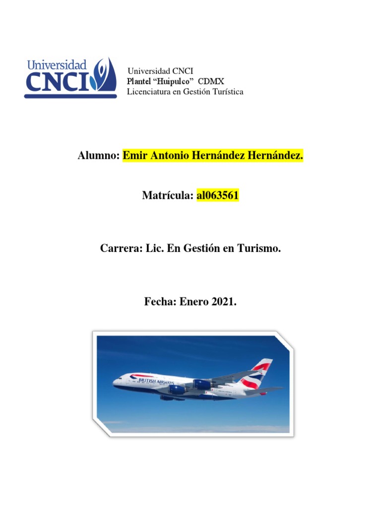 Proyecto Modular ACT 1 | PDF | Turismo | Planificación