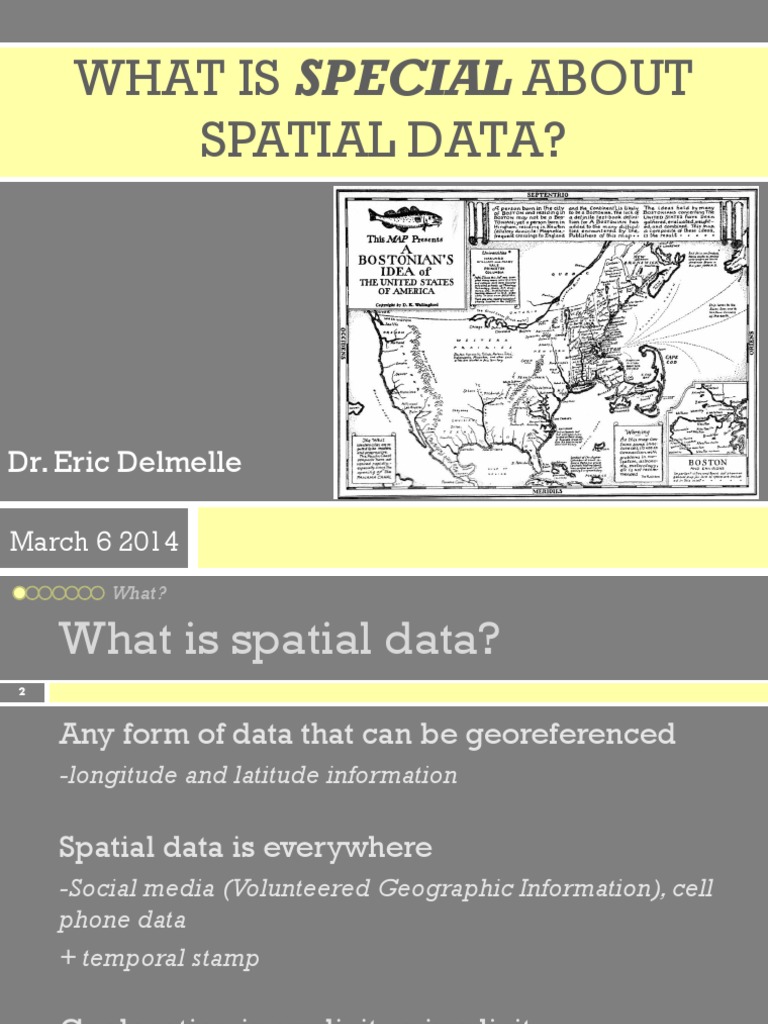 What Is Special About Spatial Data | PDF | Spatial Analysis | Earth ...