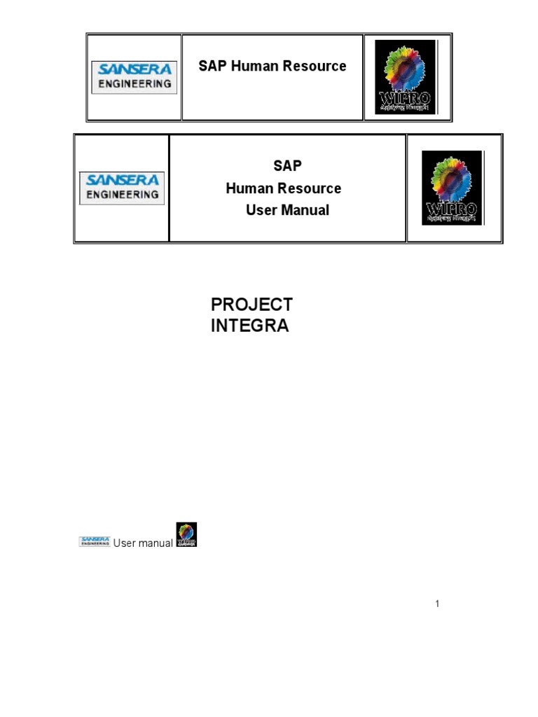 Sap HR Time Management Manual | PDF | Human Resource Management | Human ...
